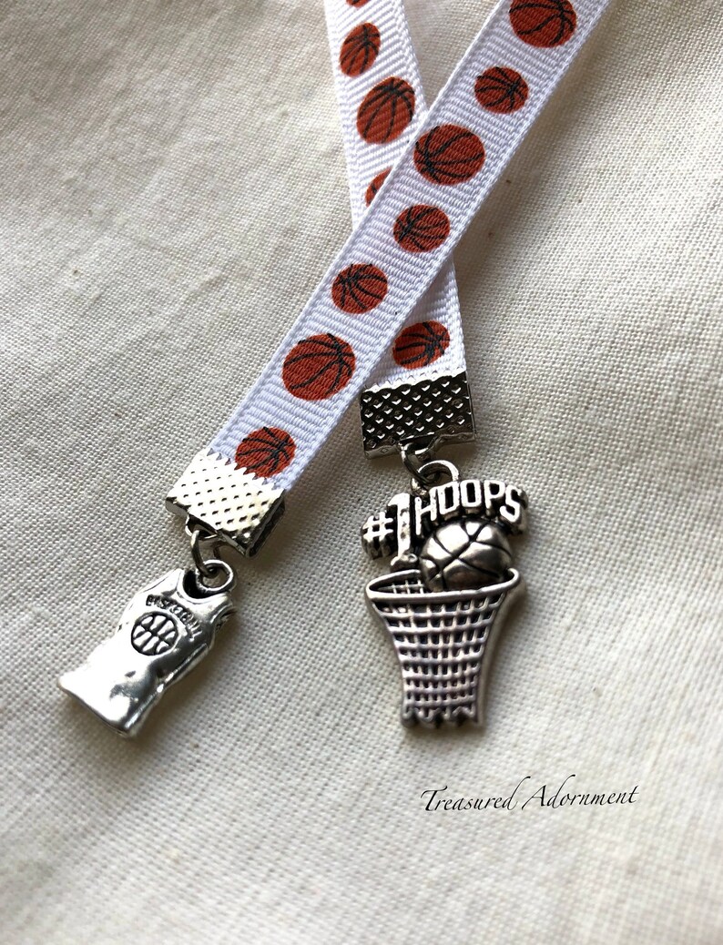 Bookmark Basketball Bookmark Ribbon Gift for Coach - Etsy