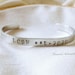 LCSW Bracelet Hand Stamped 1/4 Cuff Bracelet Social - Etsy