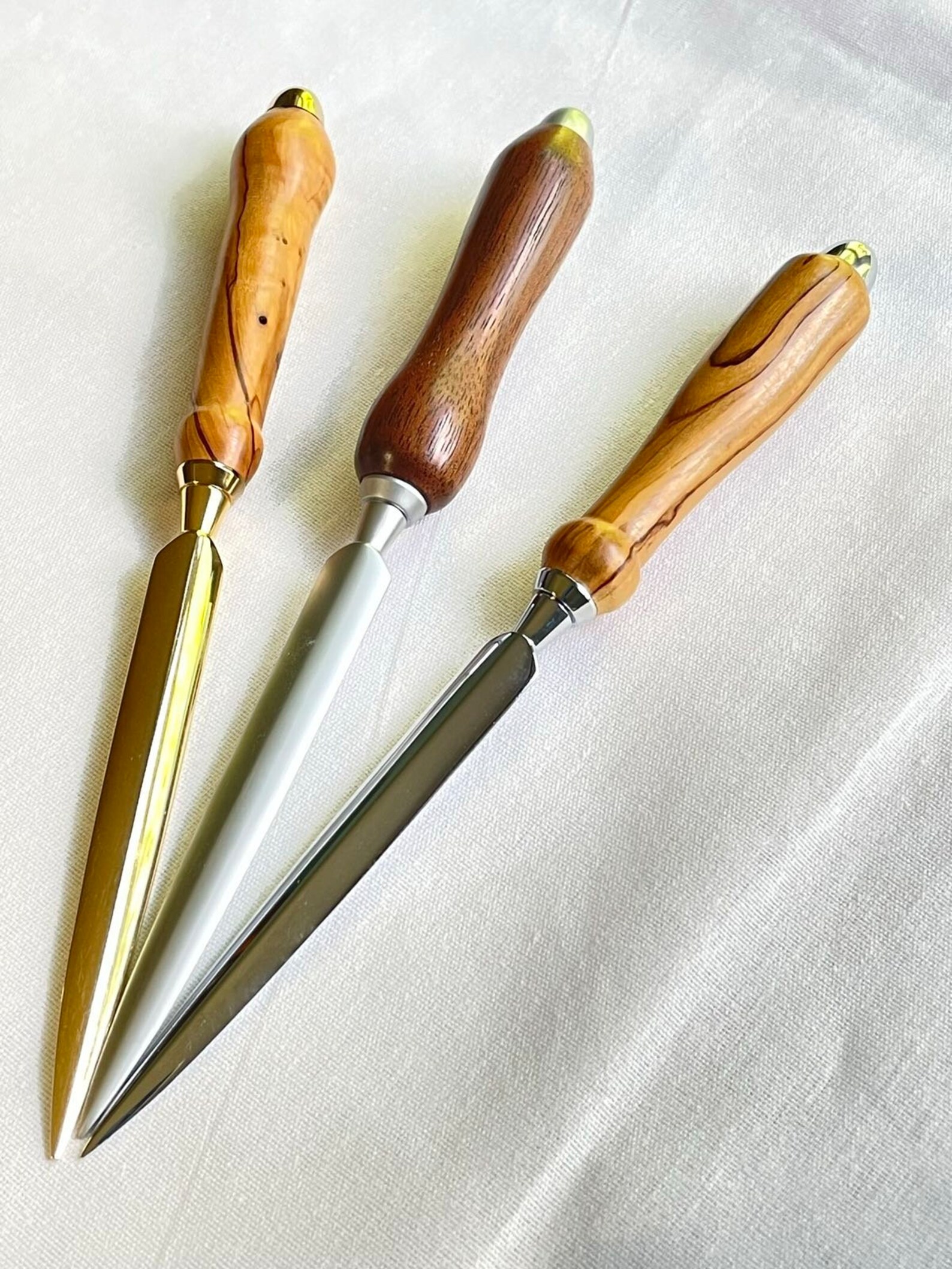 Handmade Custom Slim Letter Opener Chrome Trim by - Etsy