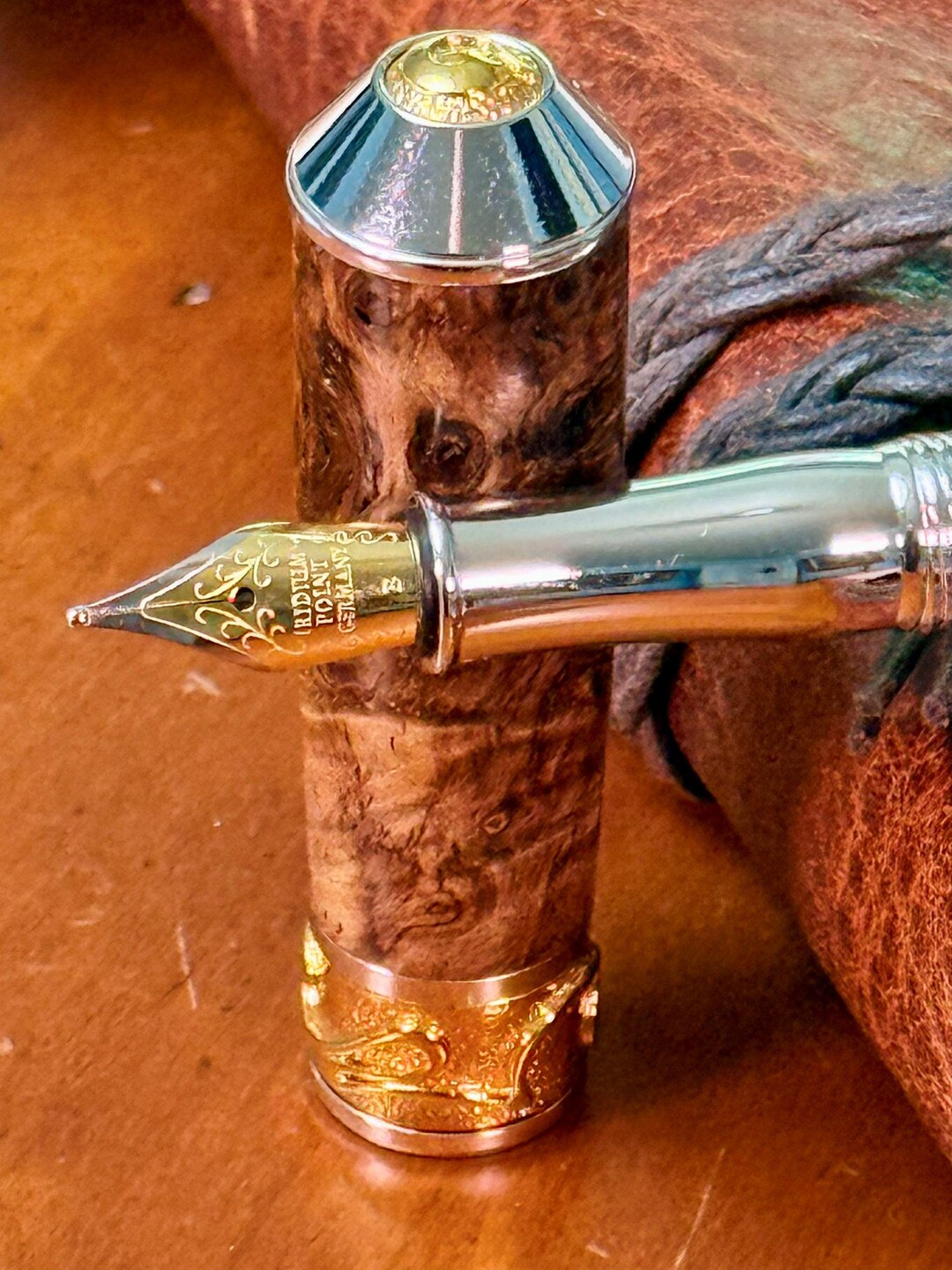 Handmade Collectible Fountain Pen – German Made 22k Gold and Iridium ...