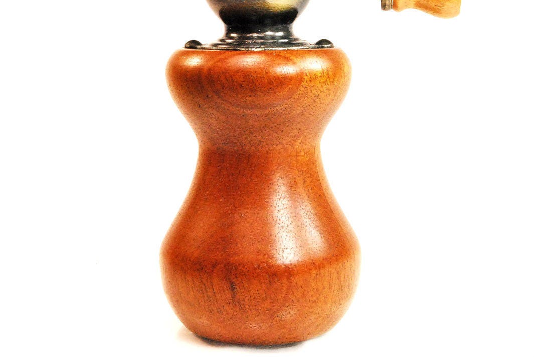 Wood Pepper Mill, Handmade Vintage Style, Steampunk, Handcrafted by ASH ...