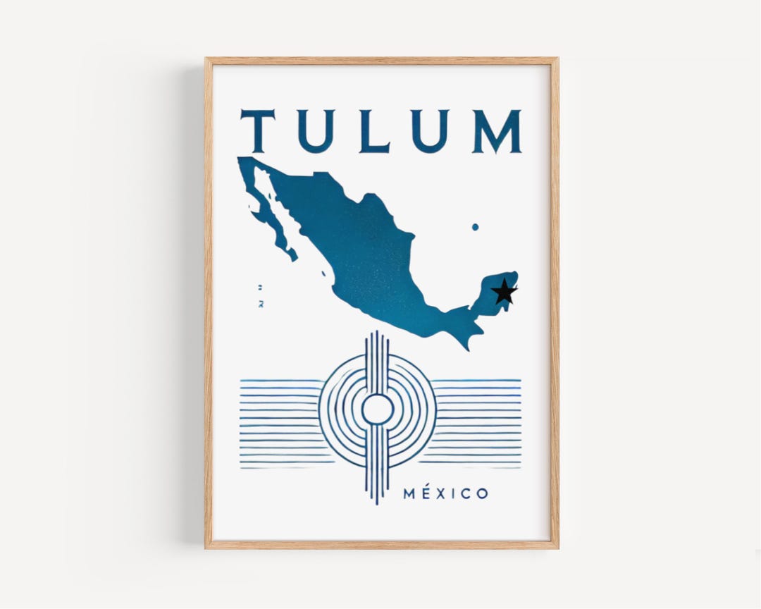 Tulum Wall Art, Tulum Print, Mexico Art, Mexico Gift, Travel Print ...