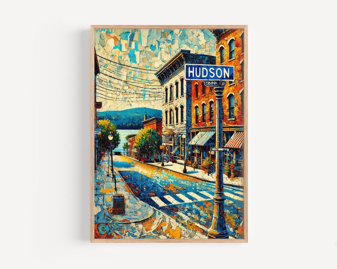 Hudson Wall Art, Hudson Print, New York Art, New York Gift, Travel ...