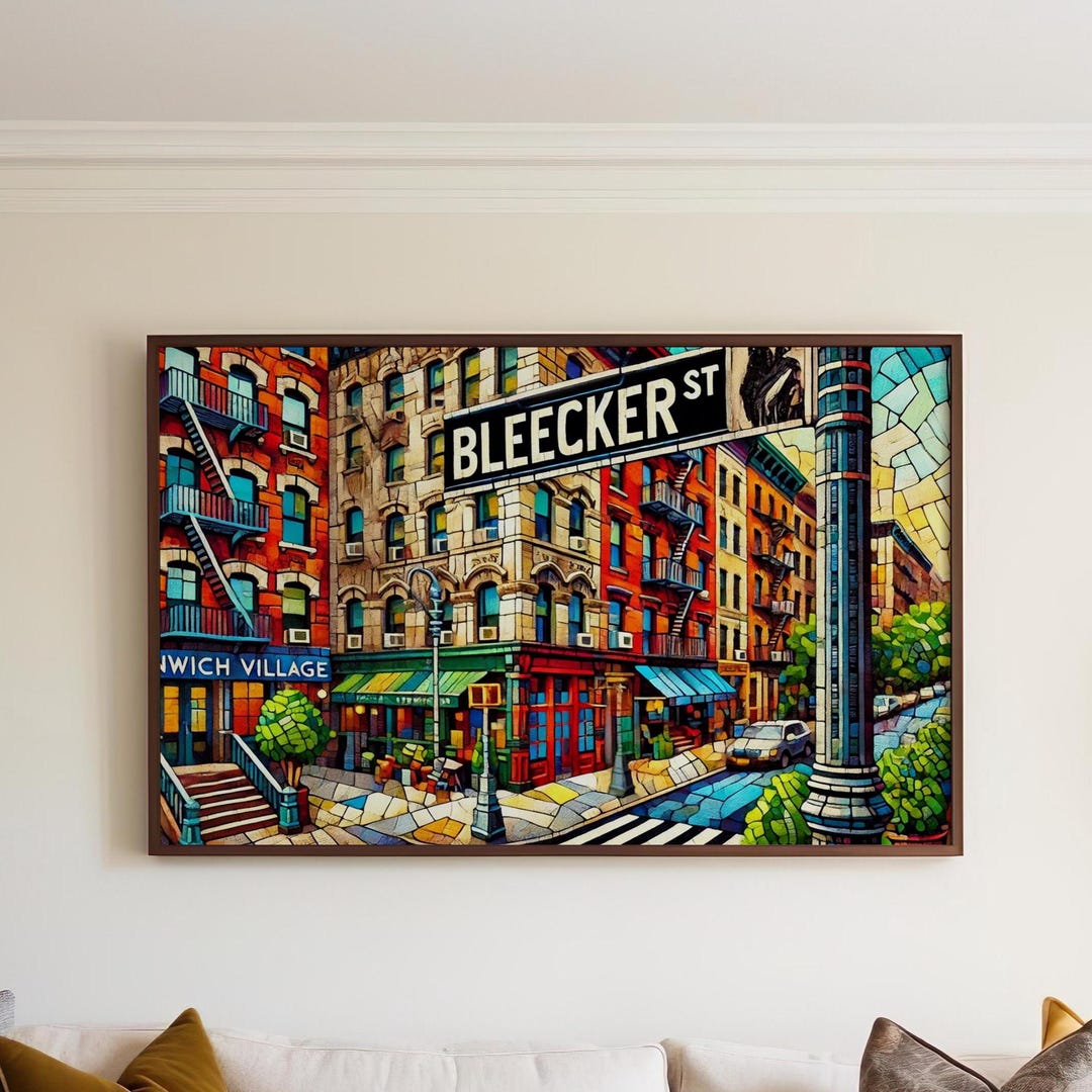 Bleecker Street Wall Art, Bleecker St Print, Greenwich Village Art ...