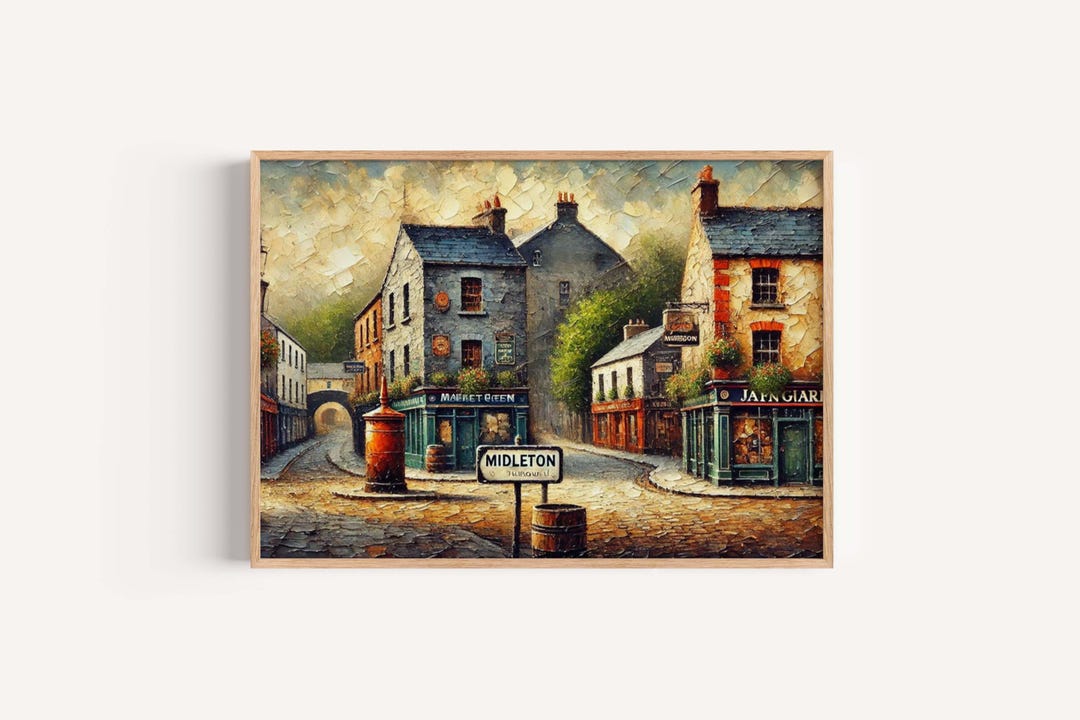 Midleton Ireland Art Print: Irish Whiskey Town Travel Poster - Etsy