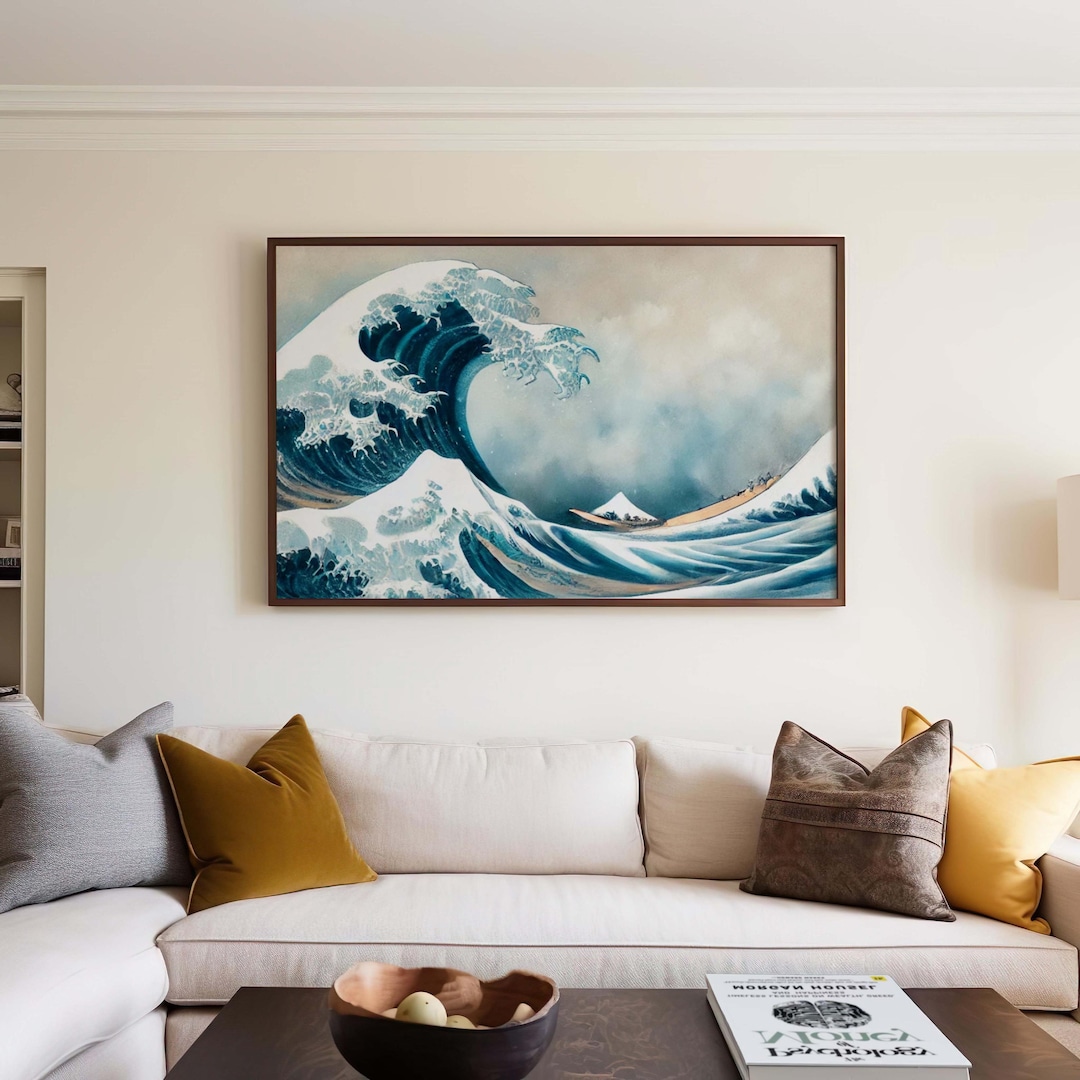 Wave Wall Art Print: Coastal Ocean Seascape, Beach Home Decor - Etsy