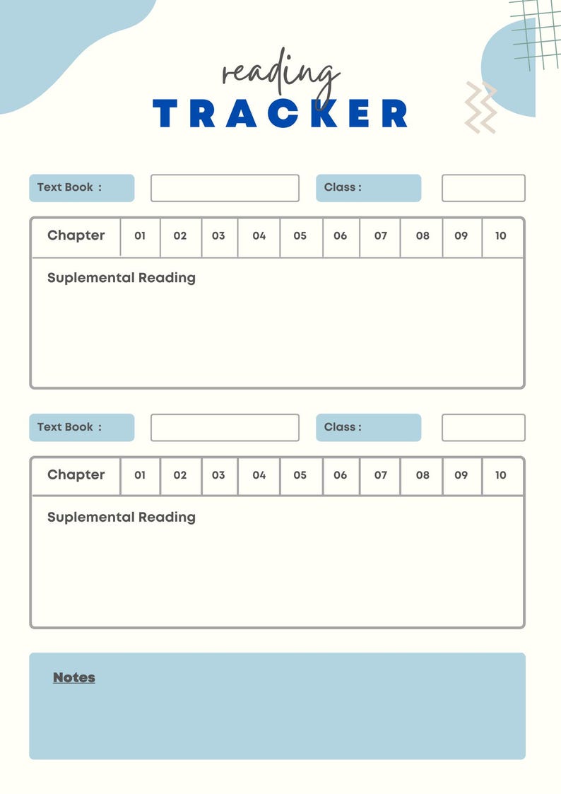 Student Schedule & Project Planner Printable | Elegant Class Organizer ...