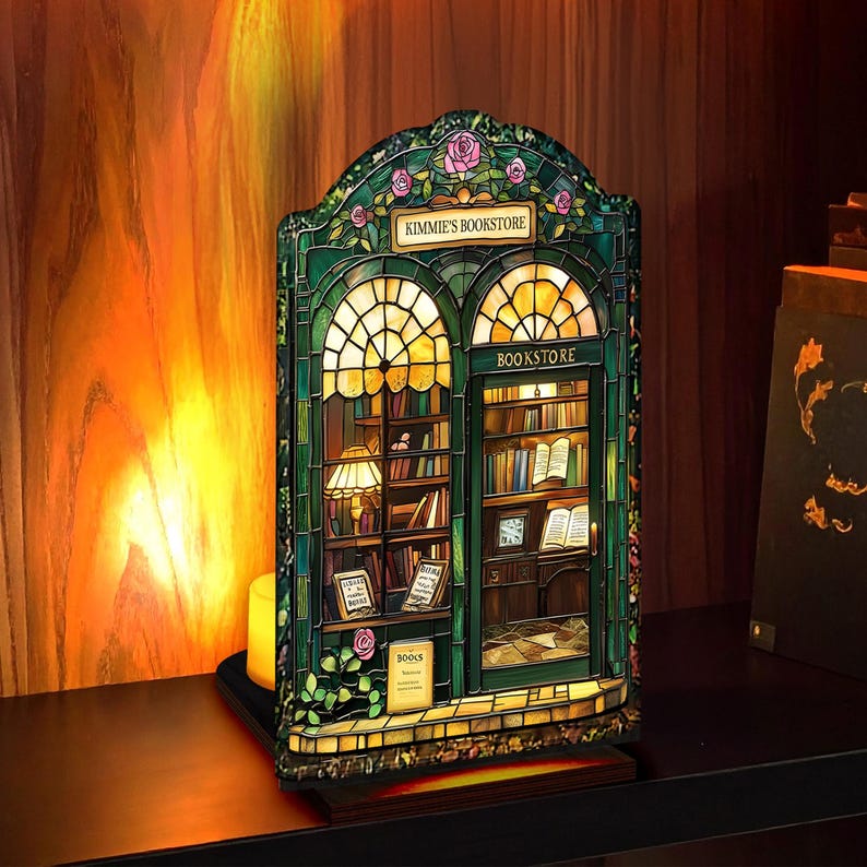 Custom Library Booknook, Fantasy Bookshelf Insert, Personalized Book ...
