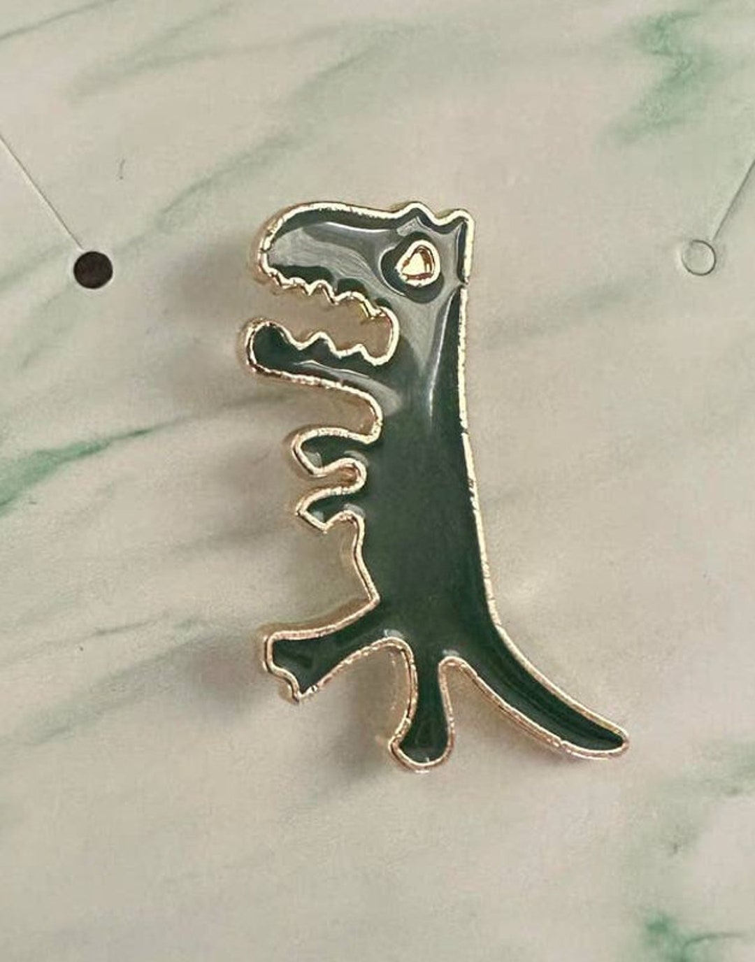NEW - Small Angry Dinosaur T-rex - Enamel Pin / Brooch / Lapel Pin - Etsy