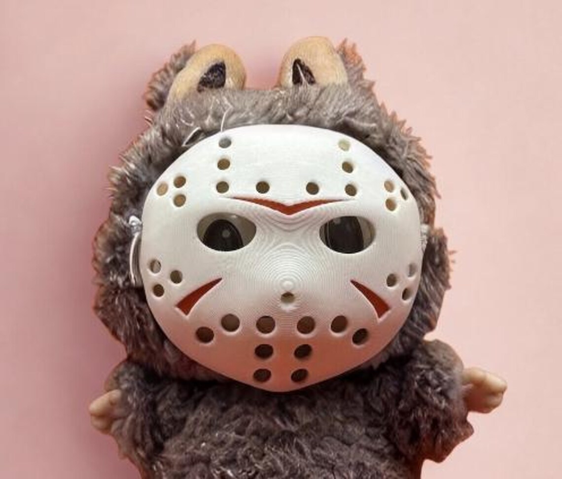 Labubu X Jason Mask | Friday the 13th-inspired - Etsy