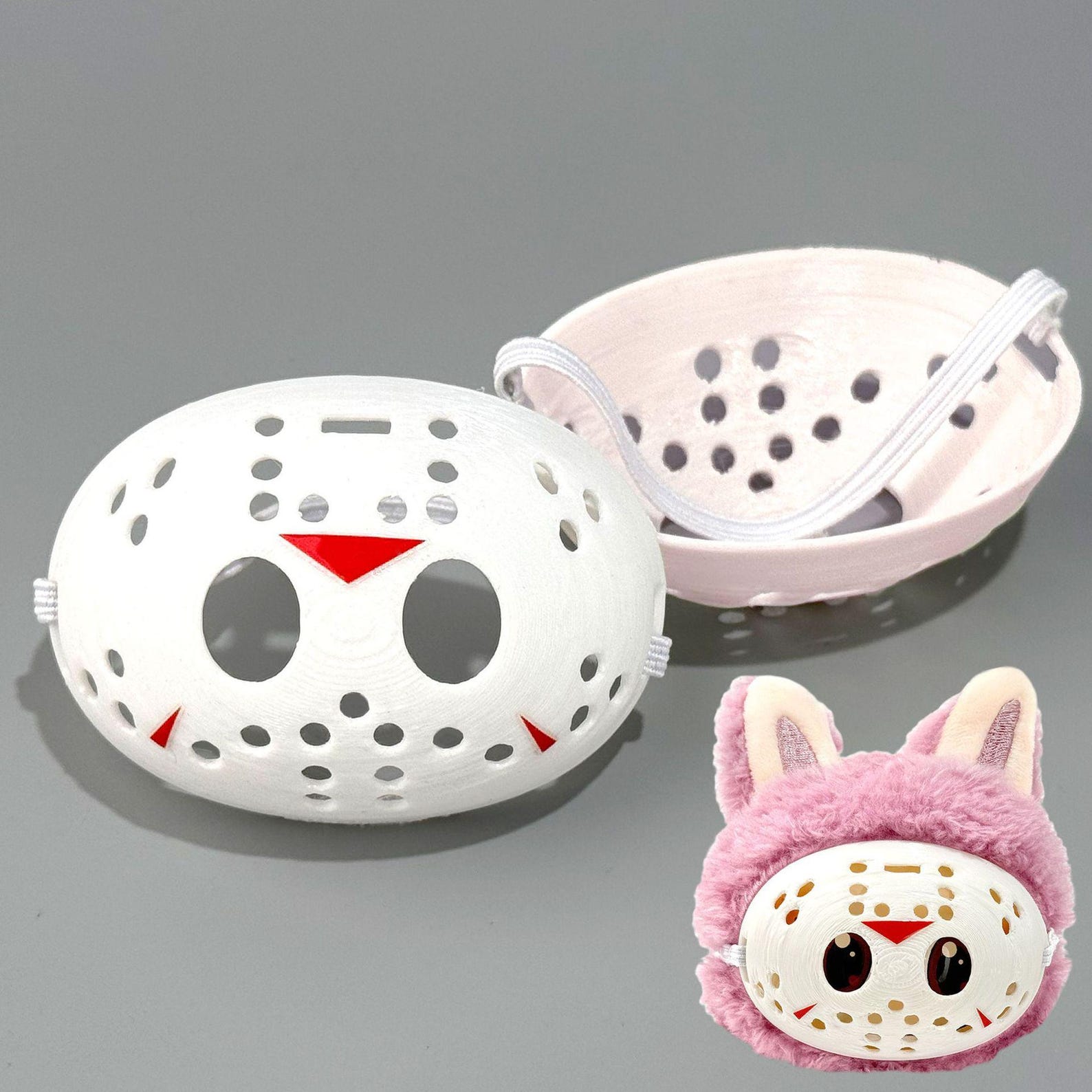 Labubu X Jason Mask | Friday the 13th-inspired - Etsy