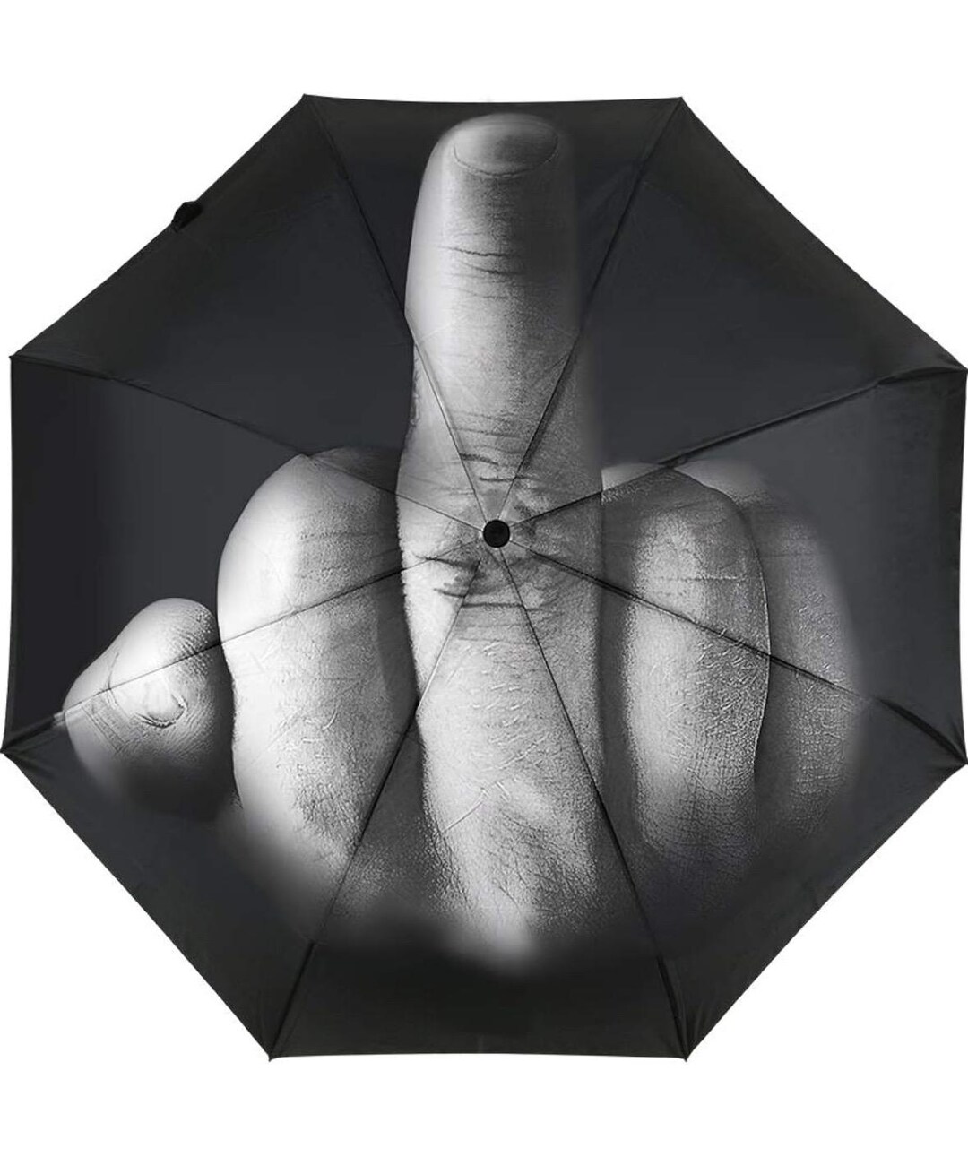 Middle Finger Umbrella Novelty Umbrella Waterproof Folding Umbrella for ...