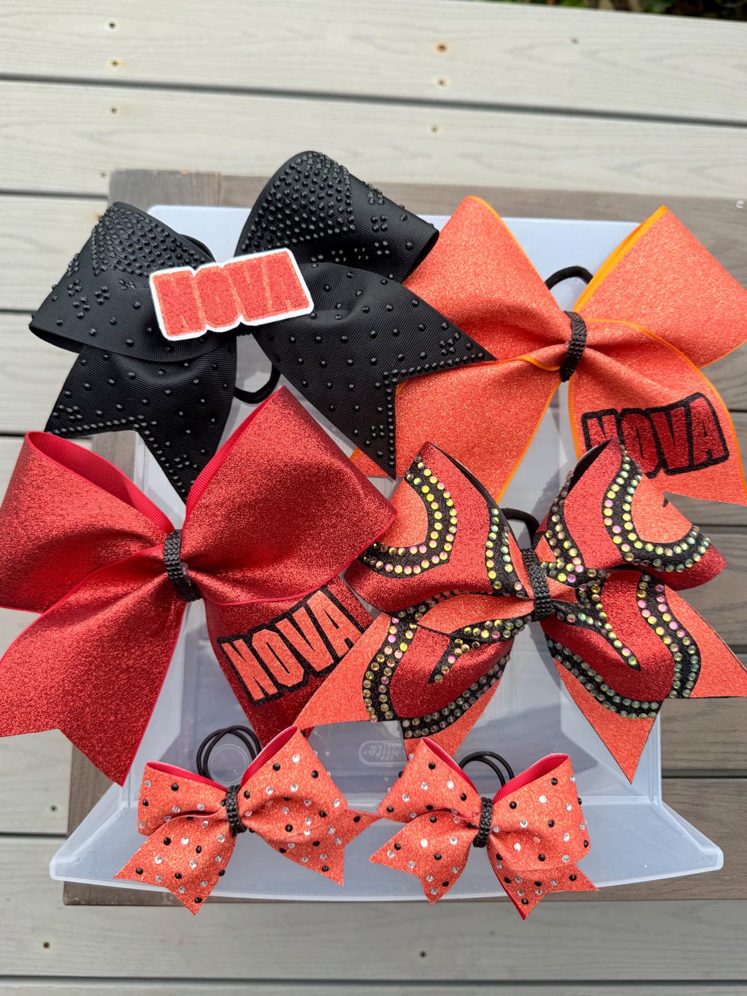 Competition Cheer Bow | Practice Cheer Bow | Handmade Bow | Cheerleader ...