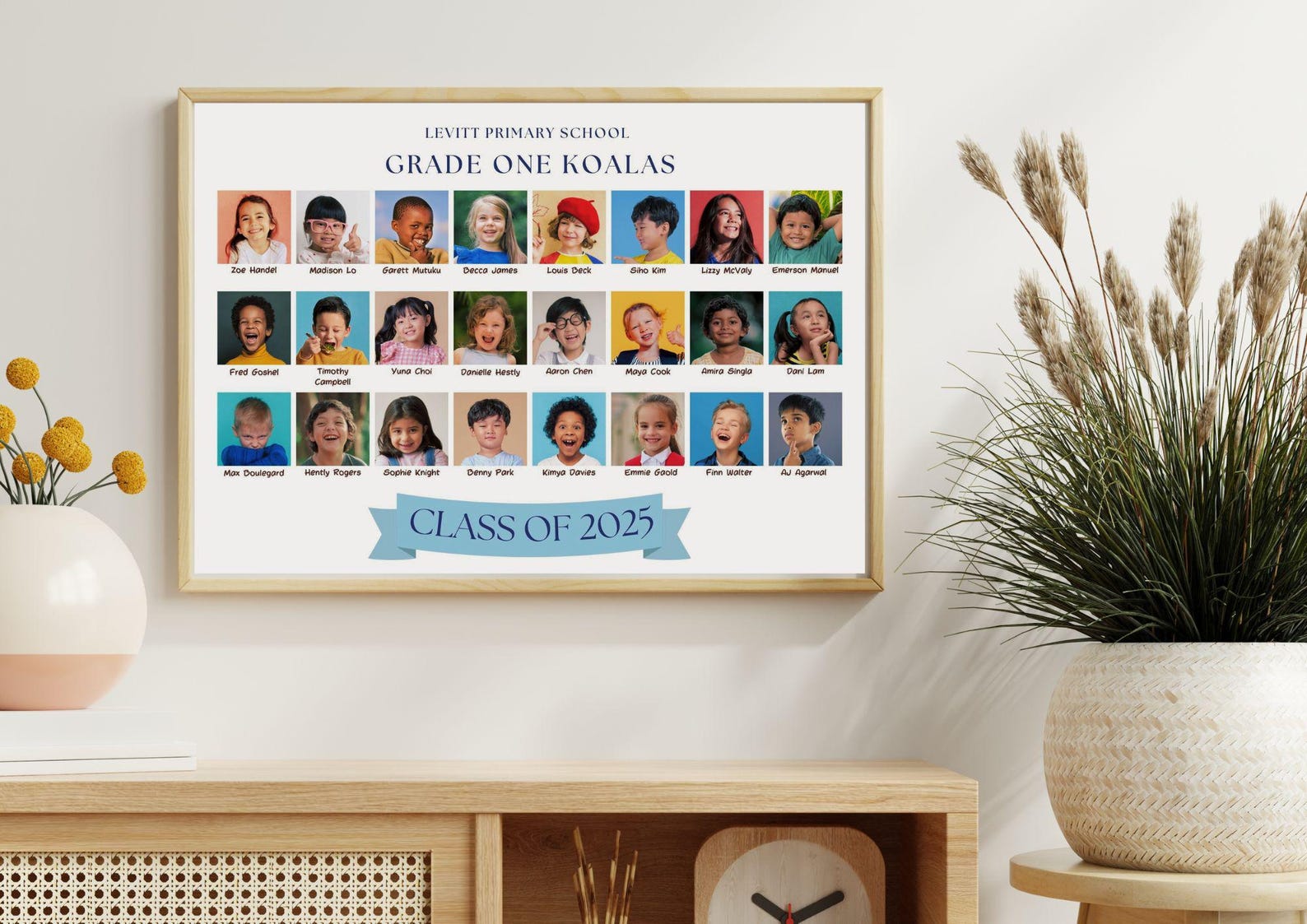School/class Photo Collage Template LANDSCAPE [CANVA] - Etsy Canada