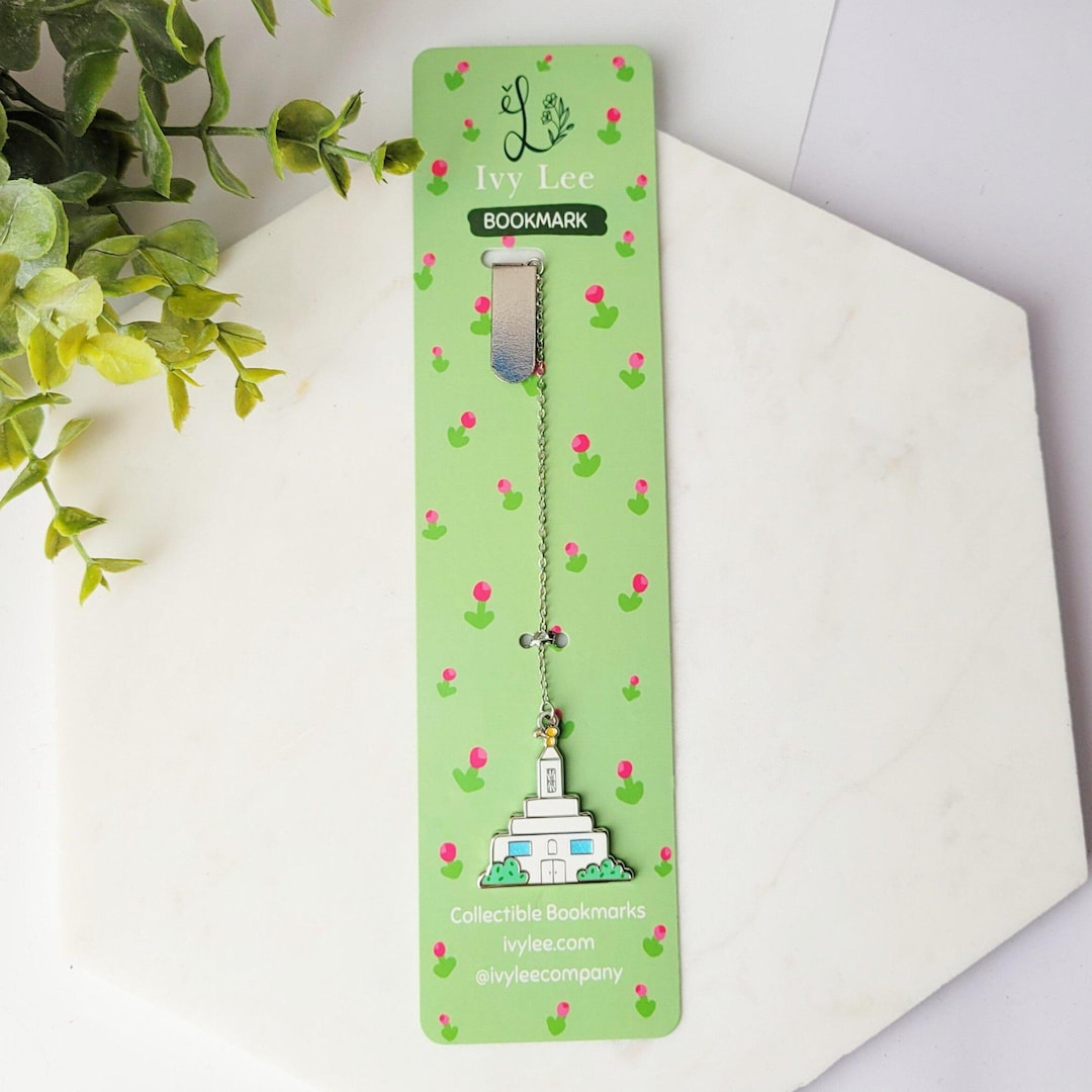 LDS Temple Enamel Bookmark, Lds Theme Gifts, Missionary Gift, YM and YW ...