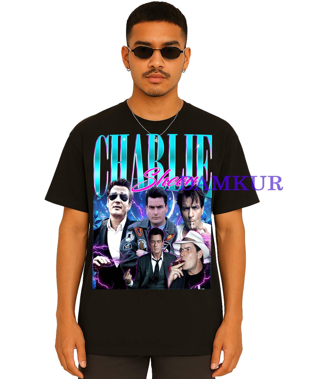 Charlie Sheen Shirt, Charlie Sheen Actor Tees, Charlie Harper Homage ...