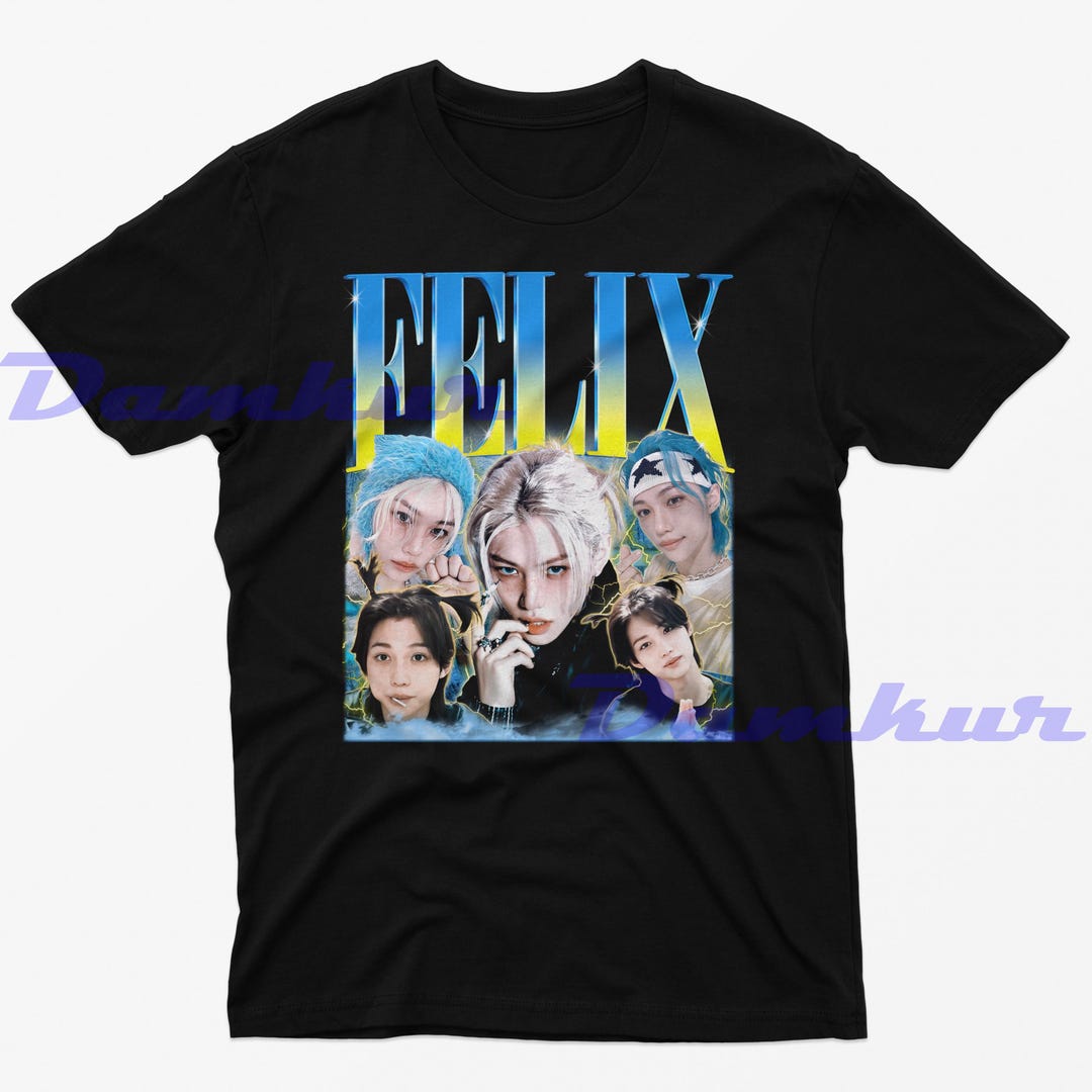 Stray Kids T-shirt, Felix Stray Kids, Kpop Merch, Kpop T-shirt, Felix T ...