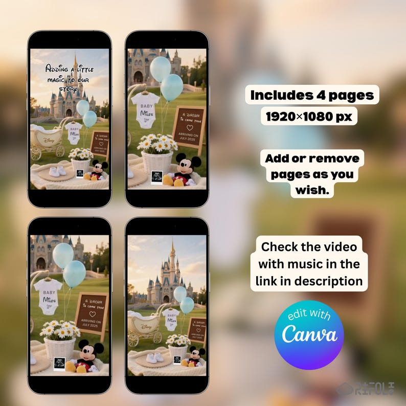 Mickey Mouse Pregnancy Announcement VIDEO Magical Boy Pregnancy ...