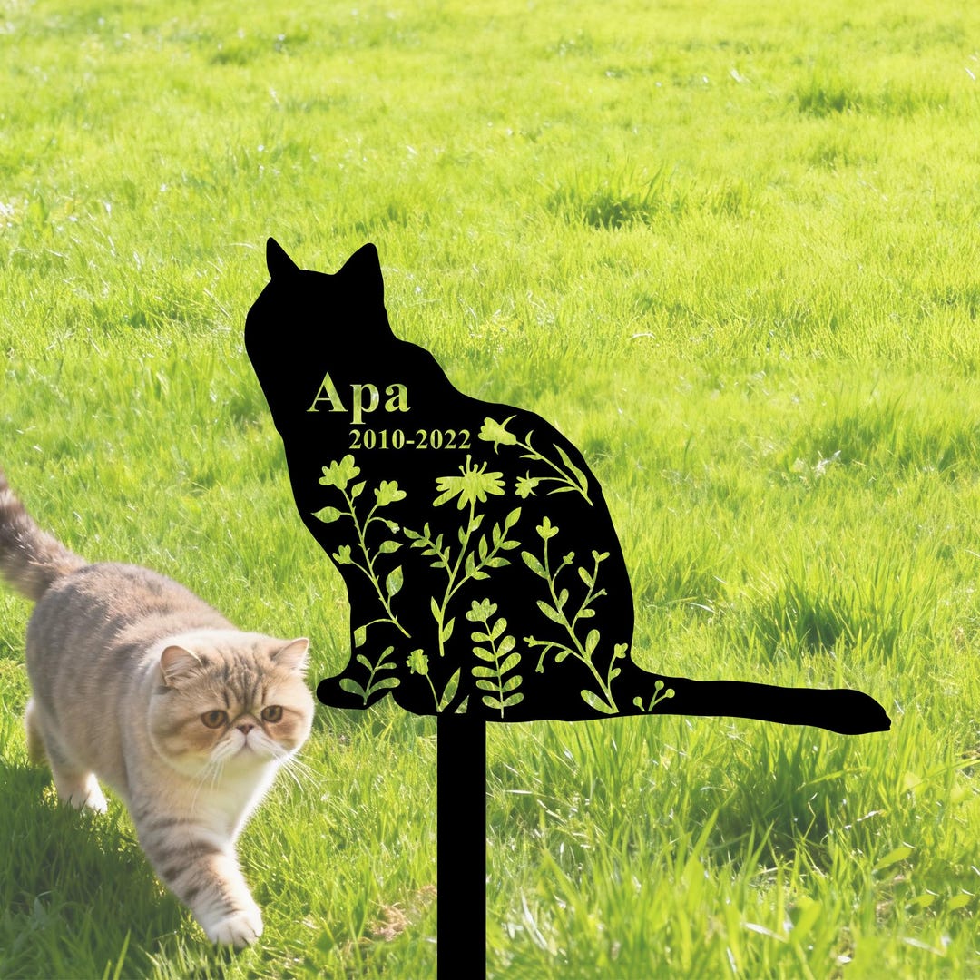 Custom Exotic Shorthair Cat Memorial Stake,personalized Cat Memorial ...