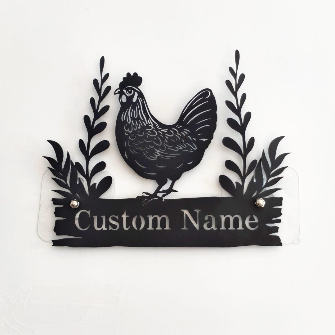 Custom Chicken Farm Metal Sign,hen House Coop Sign,personalized Hen ...