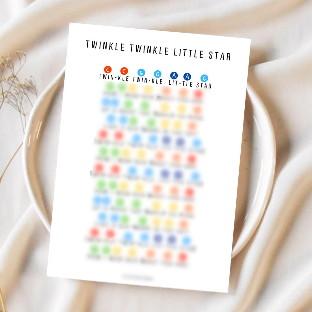 Twinkle Twinkle Little Star, Nursery Rhyme, Desk Bells, Hand Bells ...