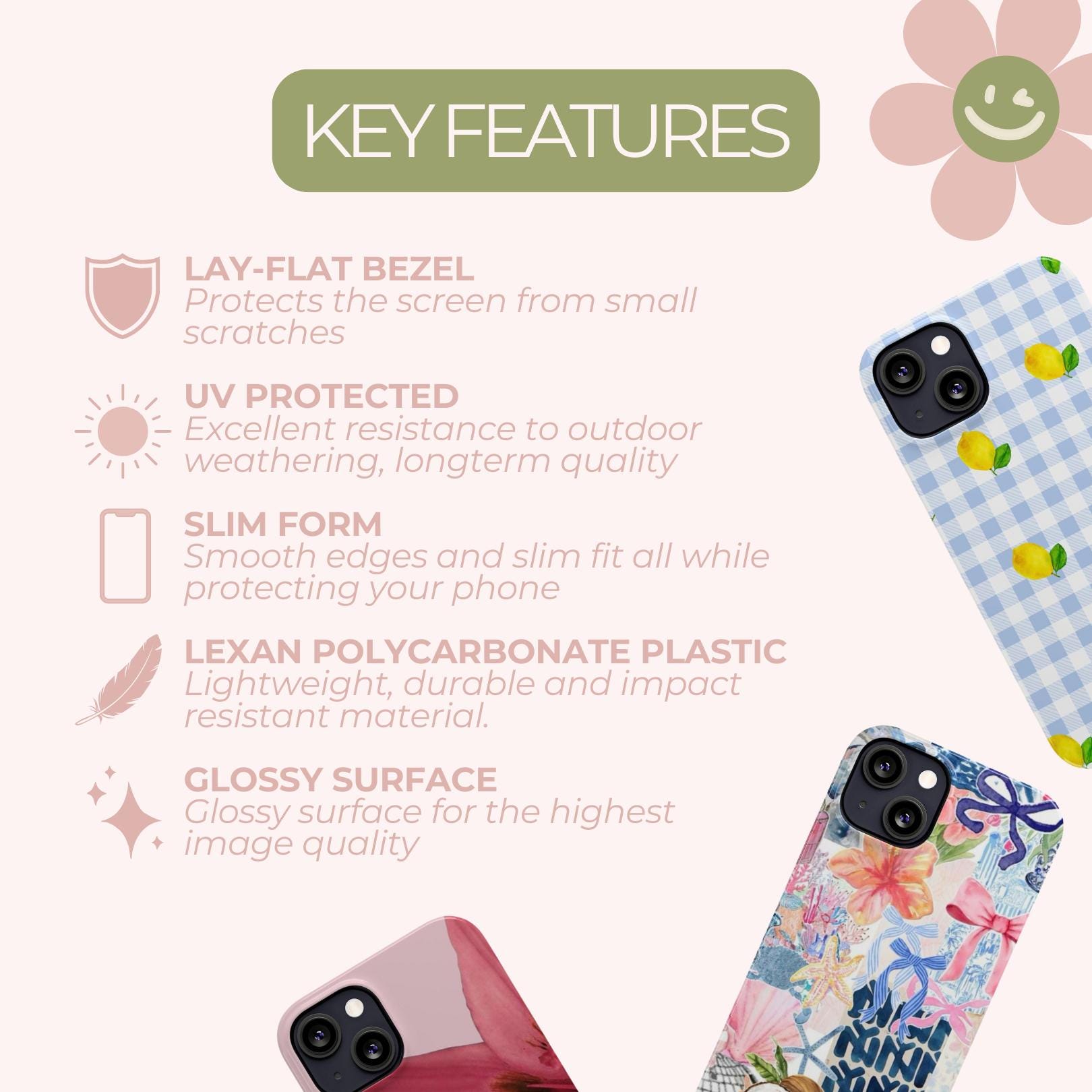 Euro Summer Beach Collage Phone Case, Beach iPhone Case, Coconut Girl ...