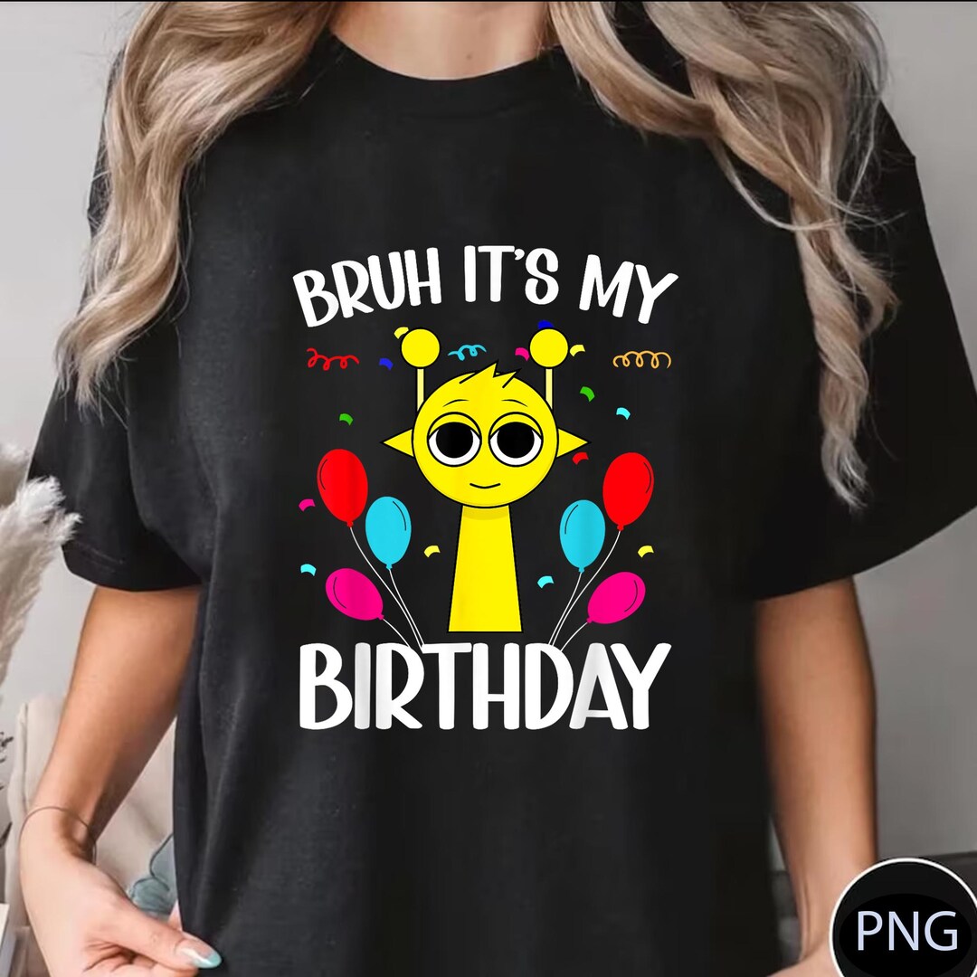 Sprunki Kids Birthday _ It's My Birthday Sprunki Birthday PNG - Etsy