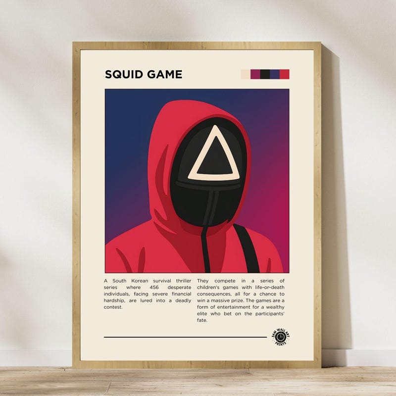 Squids Game Poster - Etsy