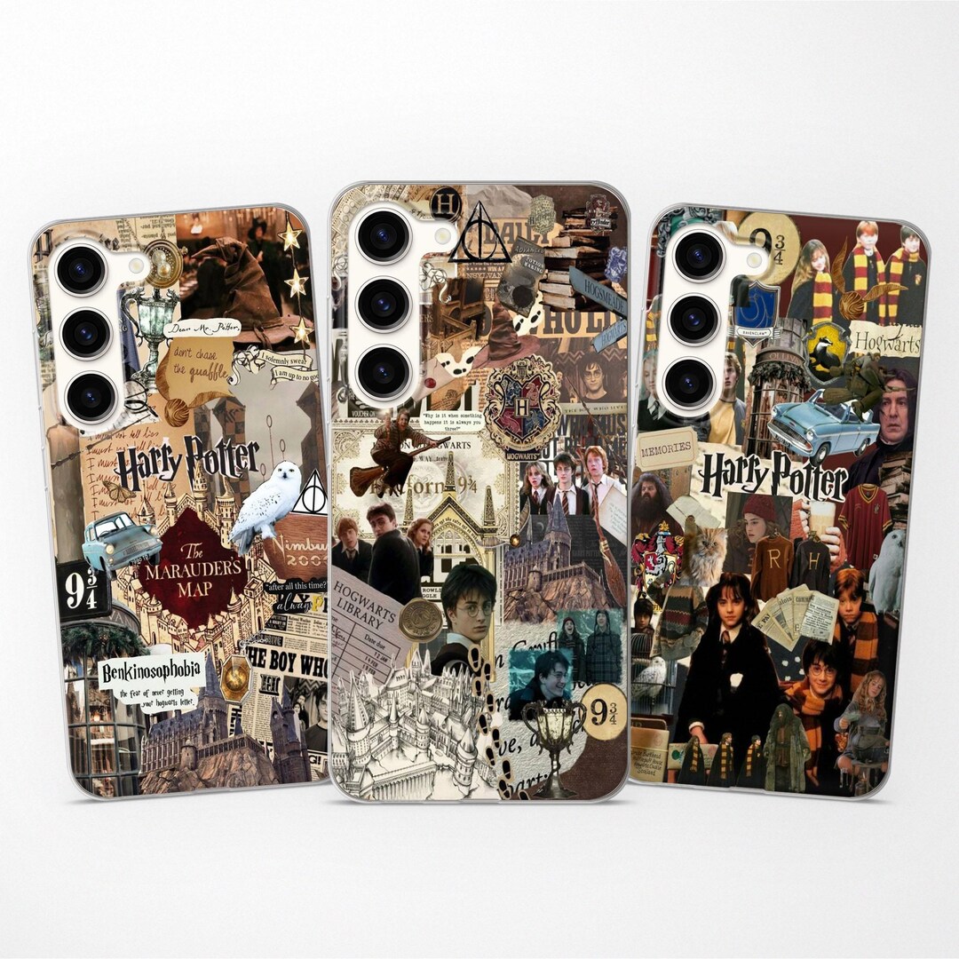 Collage Cinema Harry Potter Fan Phone Case Fits Samsung S25 S24 S23 ...