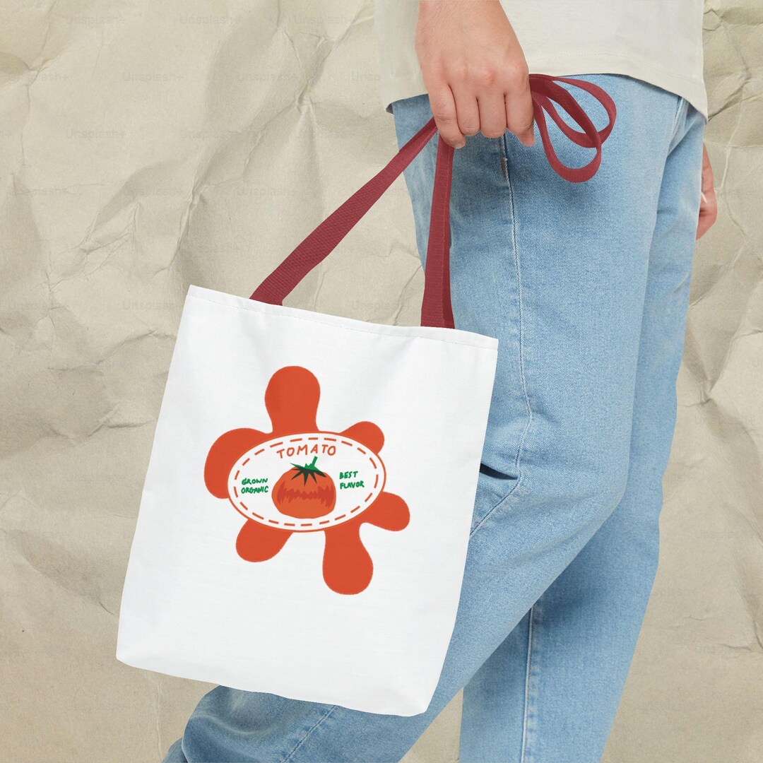 Funny Tomato Tote Bag, Grocery Bag, Farmers Market Tote, Eco-friendly ...