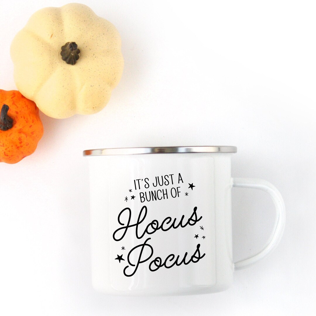 Hocus Pocus Metal Camp Mug, Witchy Mug, Witchy Mom, Witchy Gift, Witchy ...