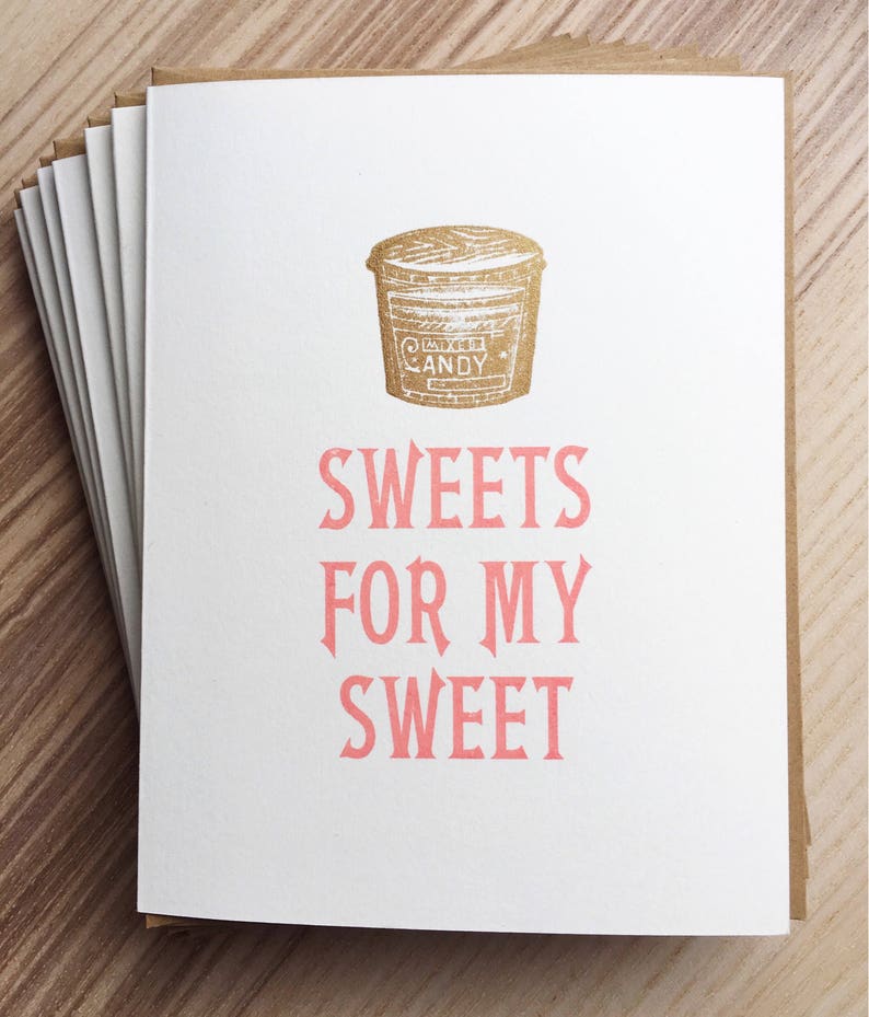 Sweets for My Sweet, Valentine's Day Card, Happy Valentine's Day, Love ...