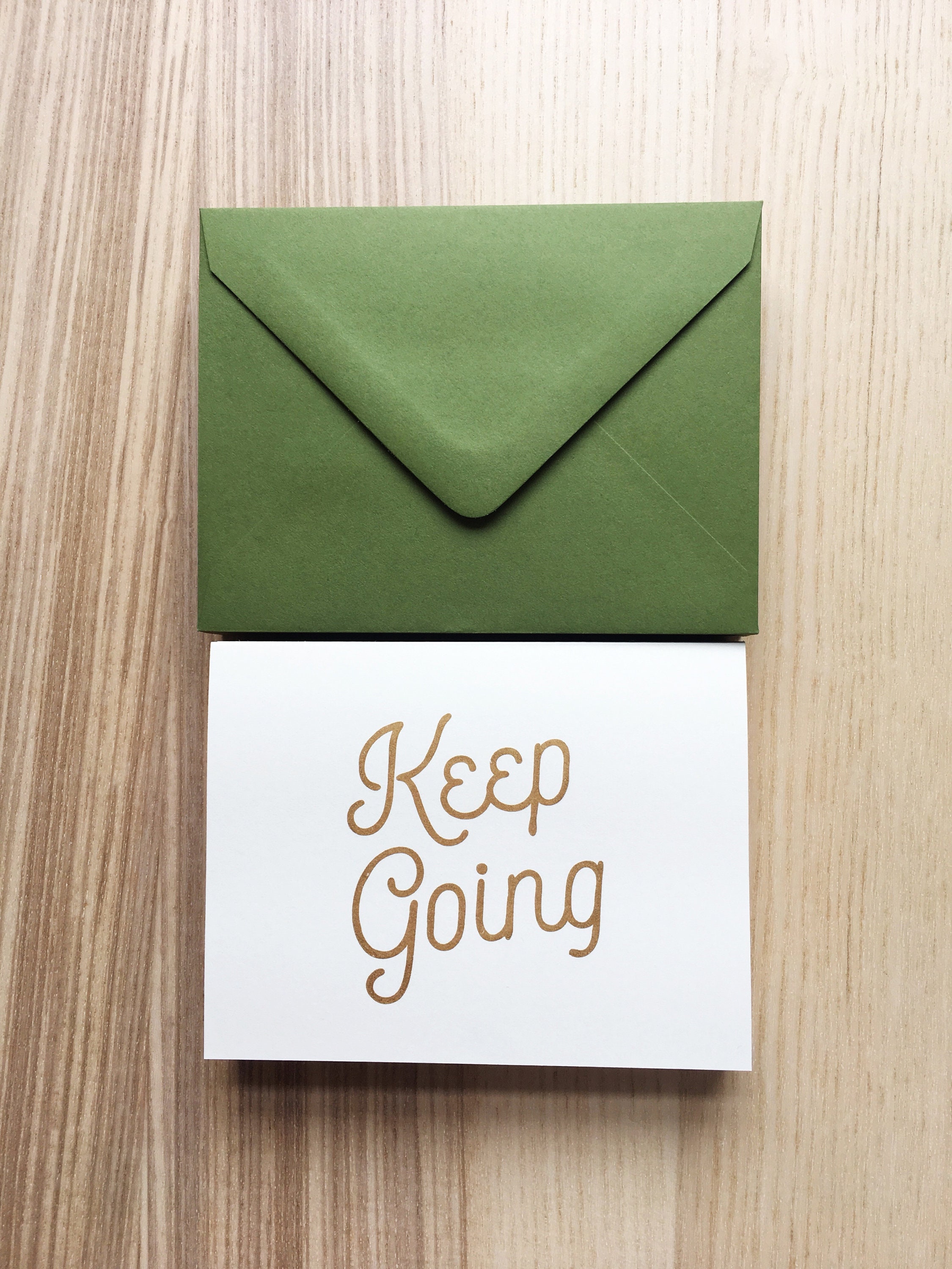 Keep Going Card Words of Encouragement Card Self Care | Etsy