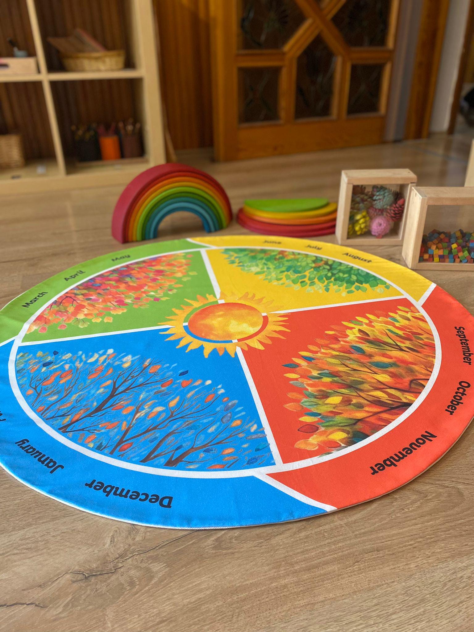 Montessori Birthday Celebration, Anual Calender, Four Seasons and 12 ...