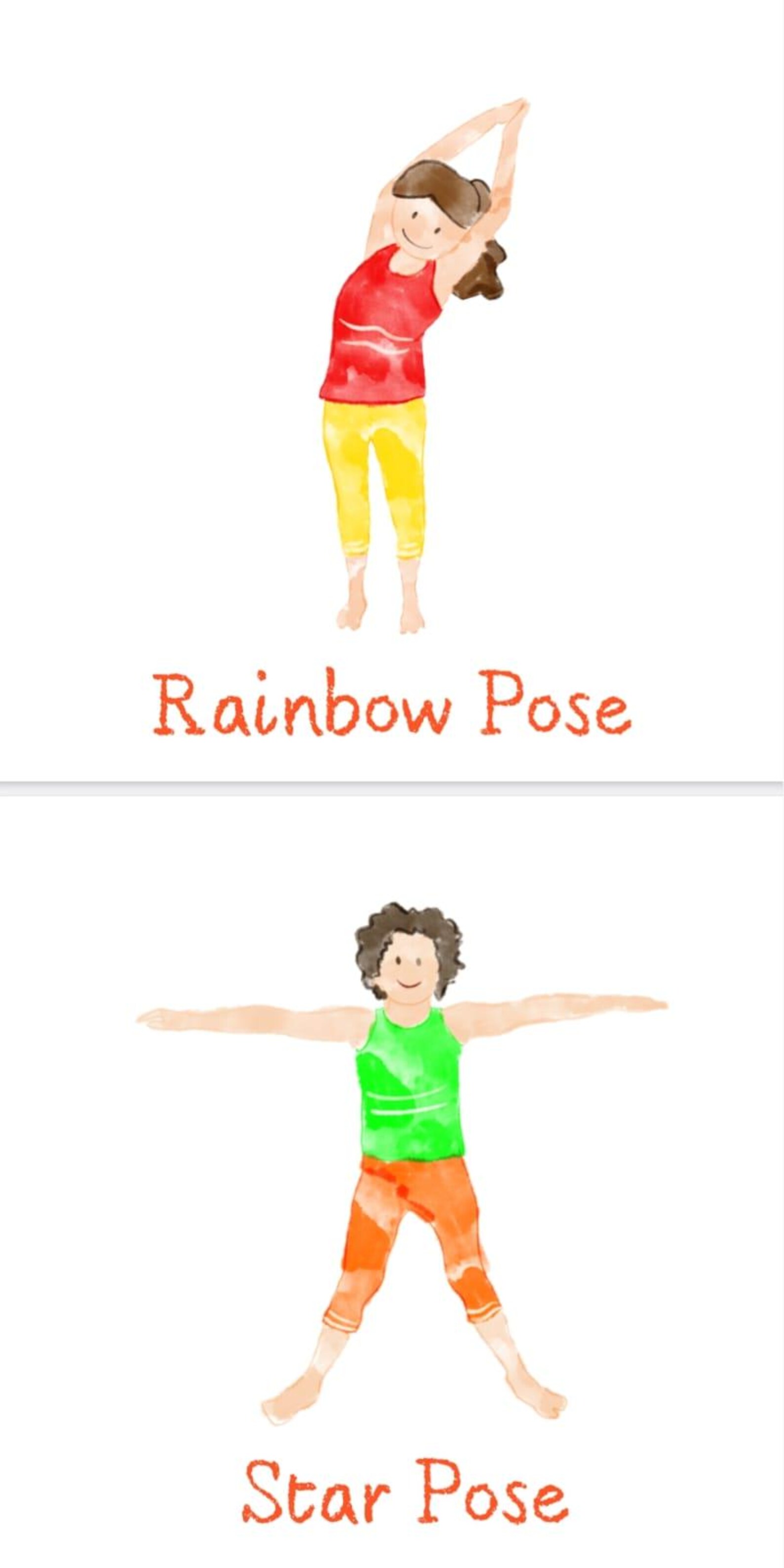 26 Kids Yoga Poses, Yoga Cards and Yoga Cube, A Pose on Every Card, an ...