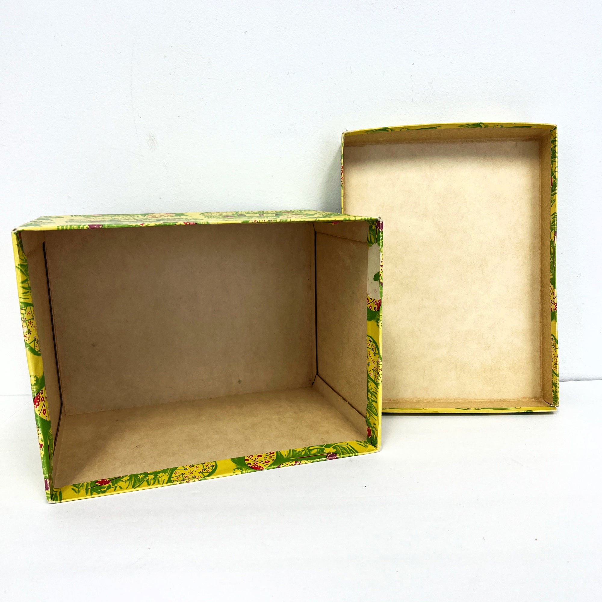 Vintage Easter Box Mid Century Candy or Gift Box With Lid Bunny ...