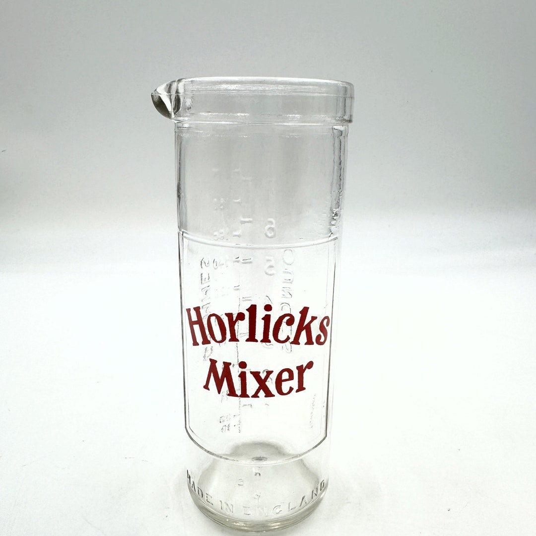 Vintage Horlicks Mixer | Glass Drink Mixer | Made in England - Etsy