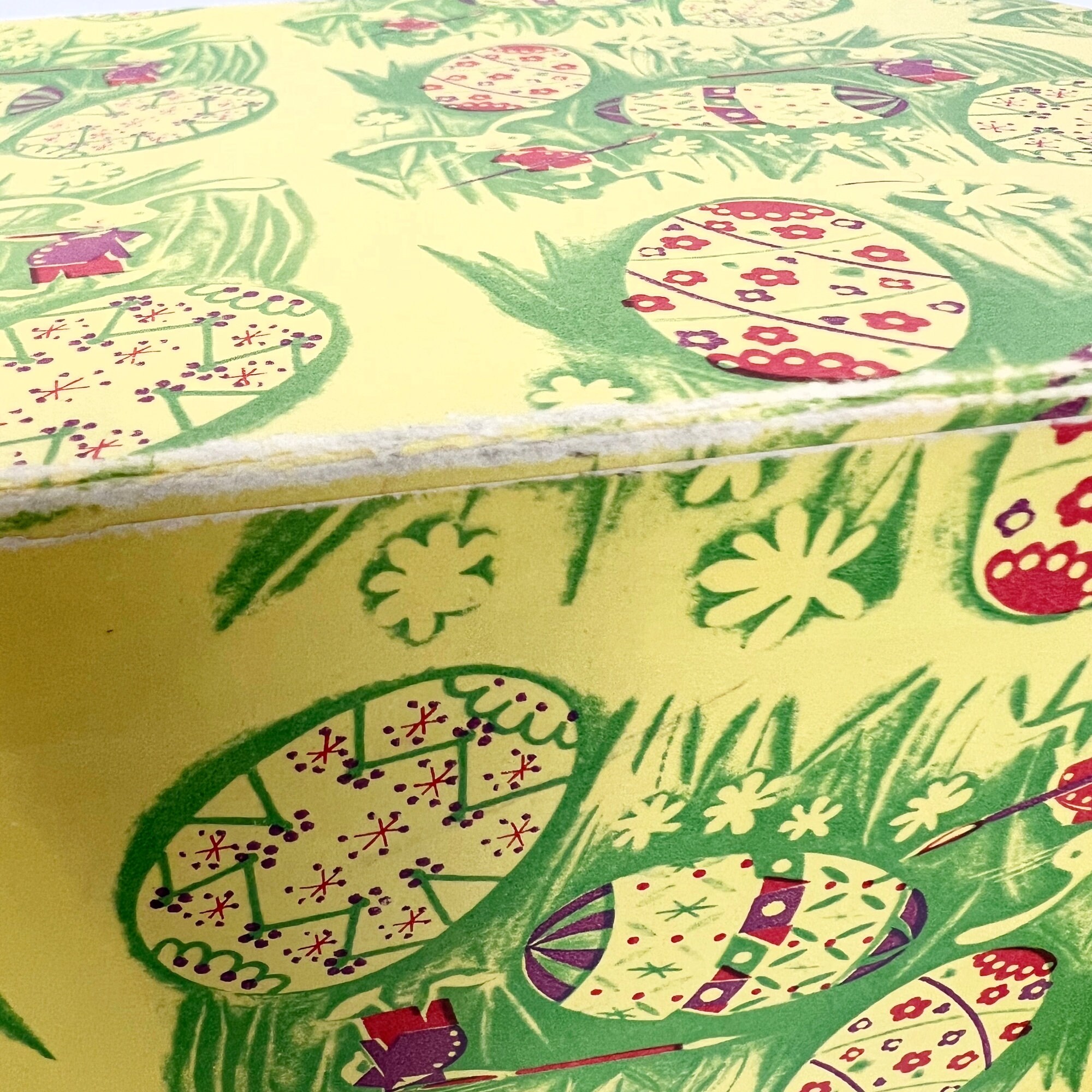 Vintage Easter Box Mid Century Candy or Gift Box With Lid Bunny ...