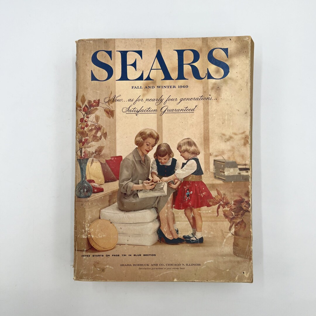 Vintage Sears Catalog 1960 Fall and Winter Catalog Clothes, Home Goods ...
