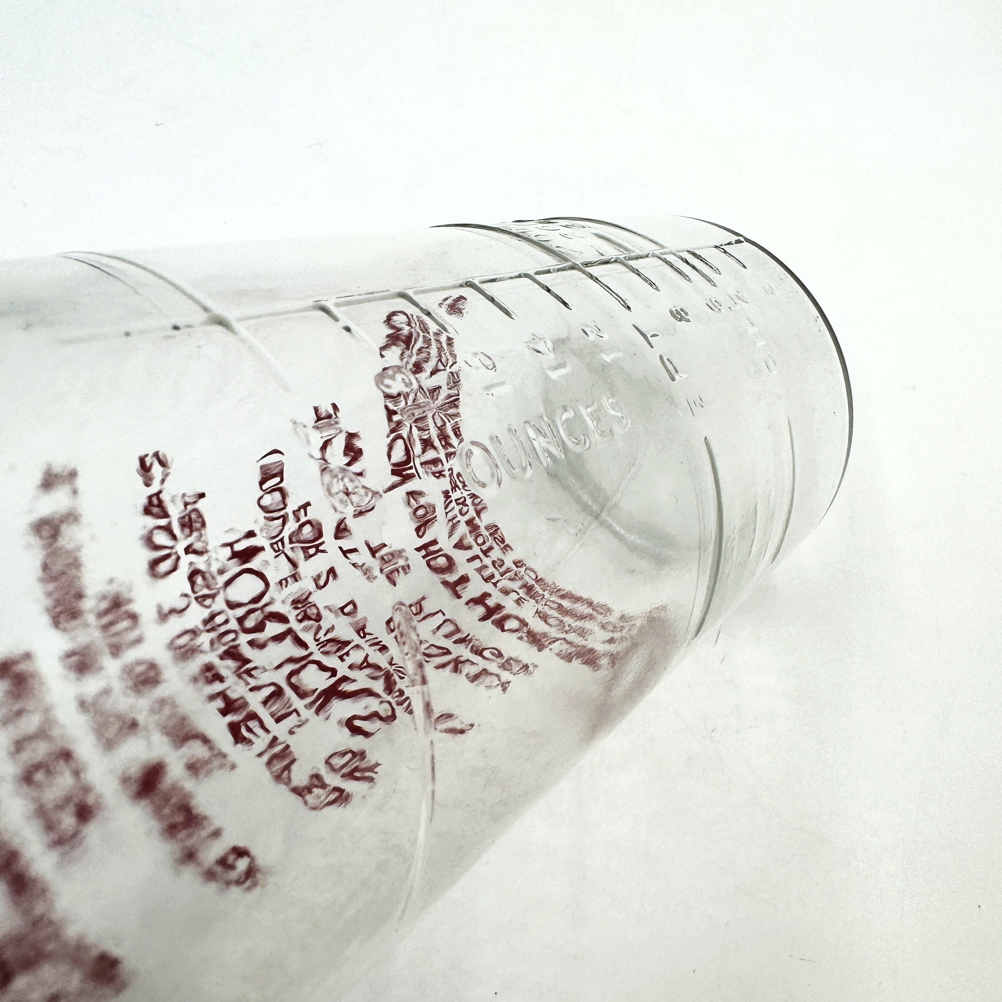 Vintage Horlicks Mixer | Large Glass Mixing and Measuring Jar | Made in ...