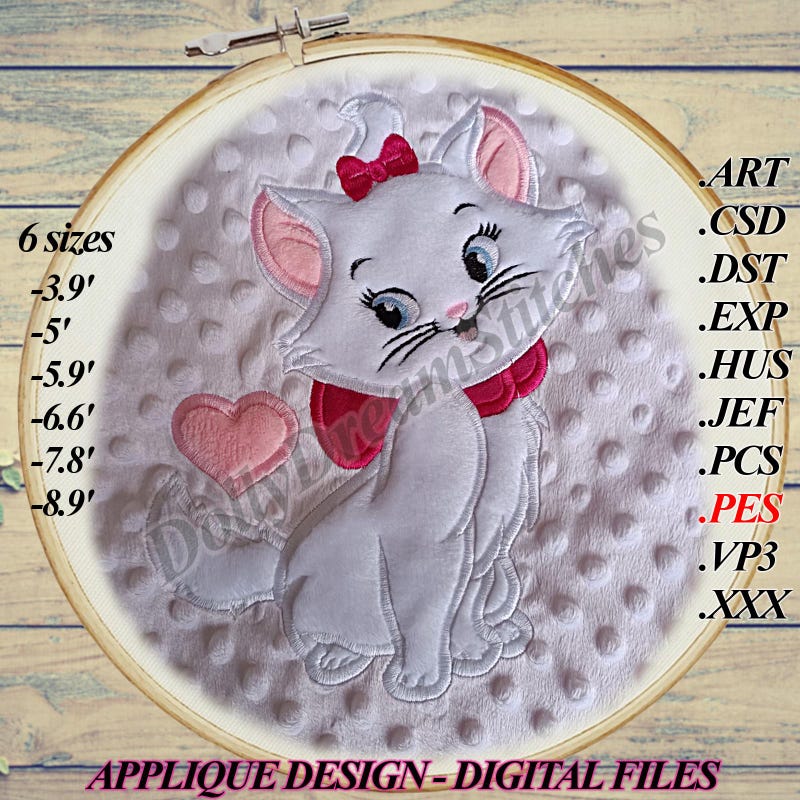 Cat Applique - Etsy