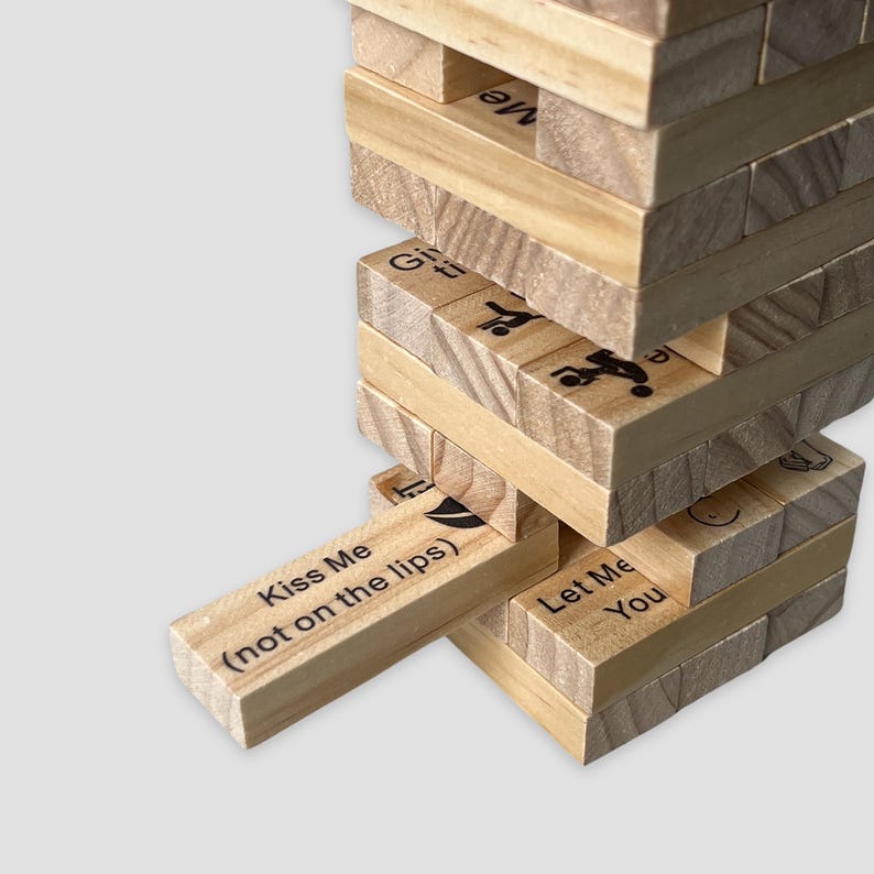 Couples Date Night Ideas, Naughty Jenga Tower Game, Drunk Adult Fun ...