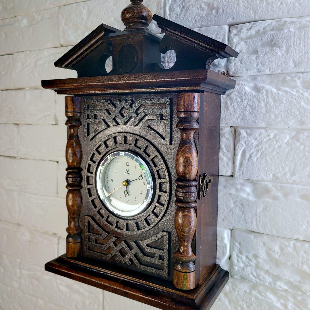 Wood Decor,key Holder, Key Cabinet Handmade Key Holder Locker Wooden ...