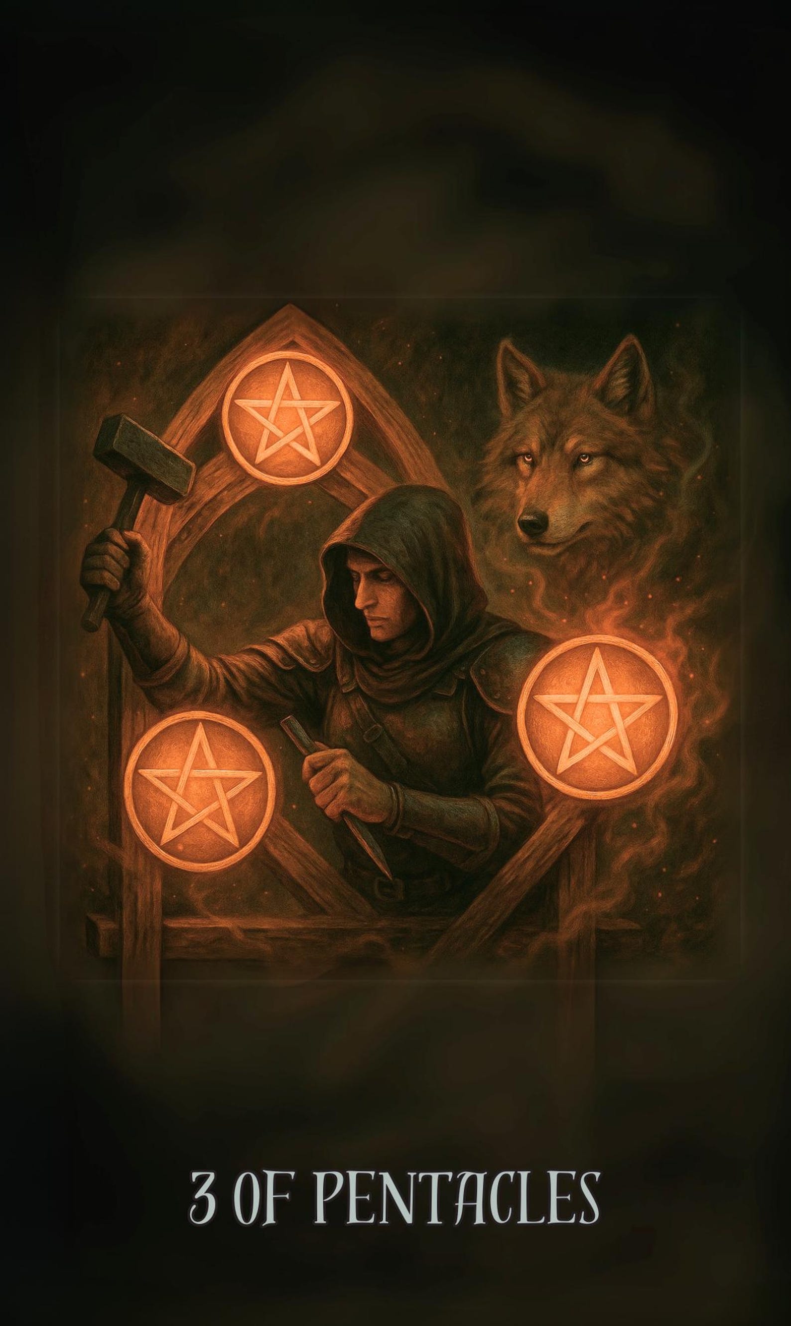 Whisper of Wolves Tarot Deck, Mystical Moonlight Fantasy Cards - Etsy