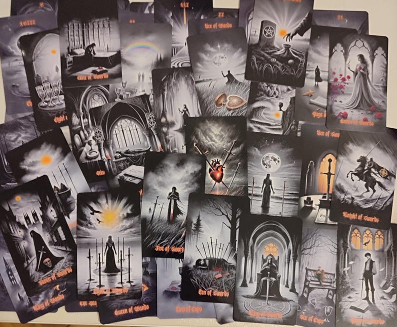 Gothic Tarot Deck With Mini-stories & Symbolic Art - the Memory Key ...