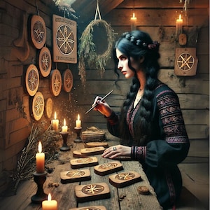 The Witch's Voice: Shadow and Root Tarot Deck—slavic Witchcraft ...