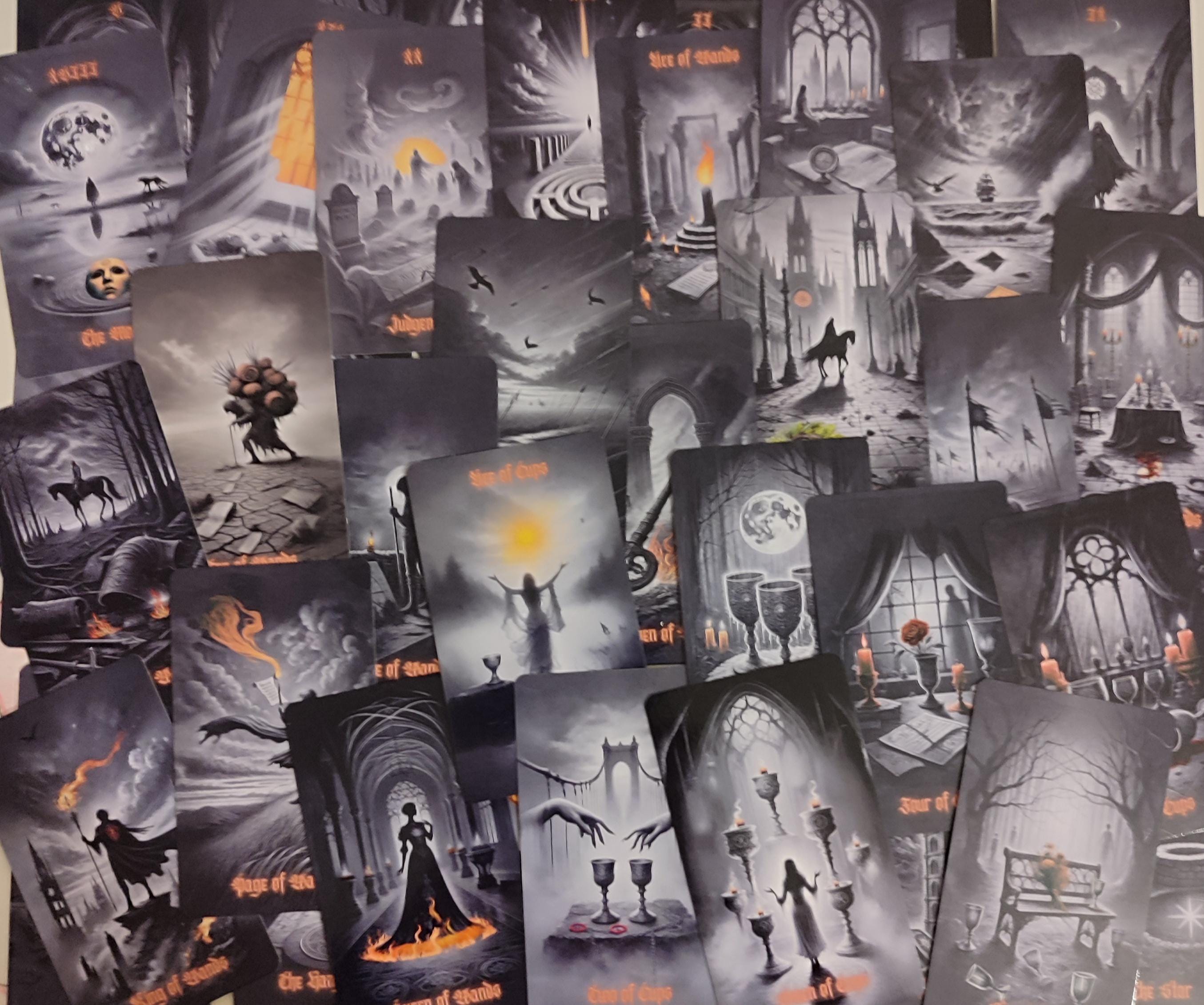 Gothic Tarot Deck With Mini-stories & Symbolic Art - the Memory Key ...