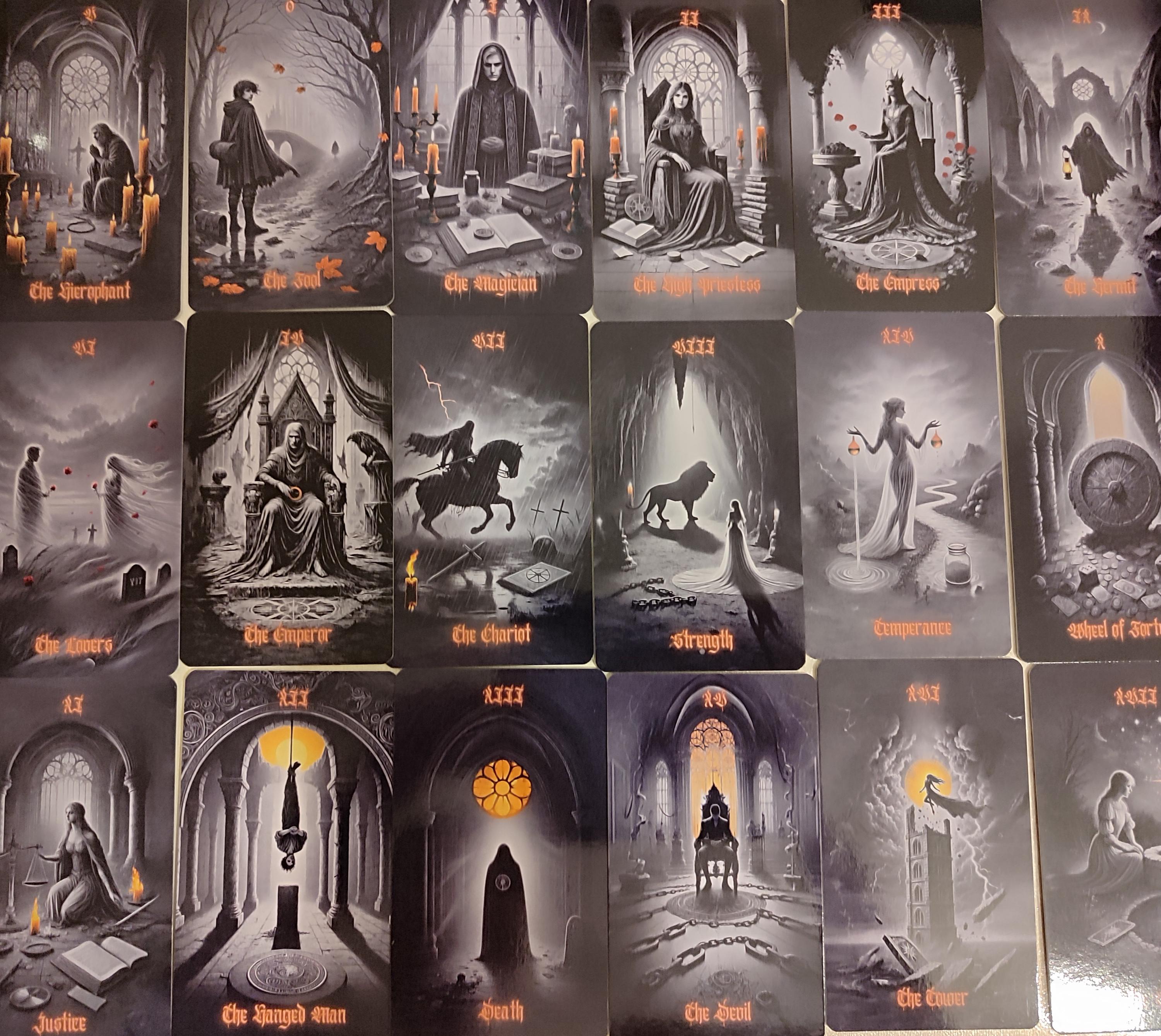 Gothic Tarot Deck With Mini-stories & Symbolic Art - the Memory Key ...