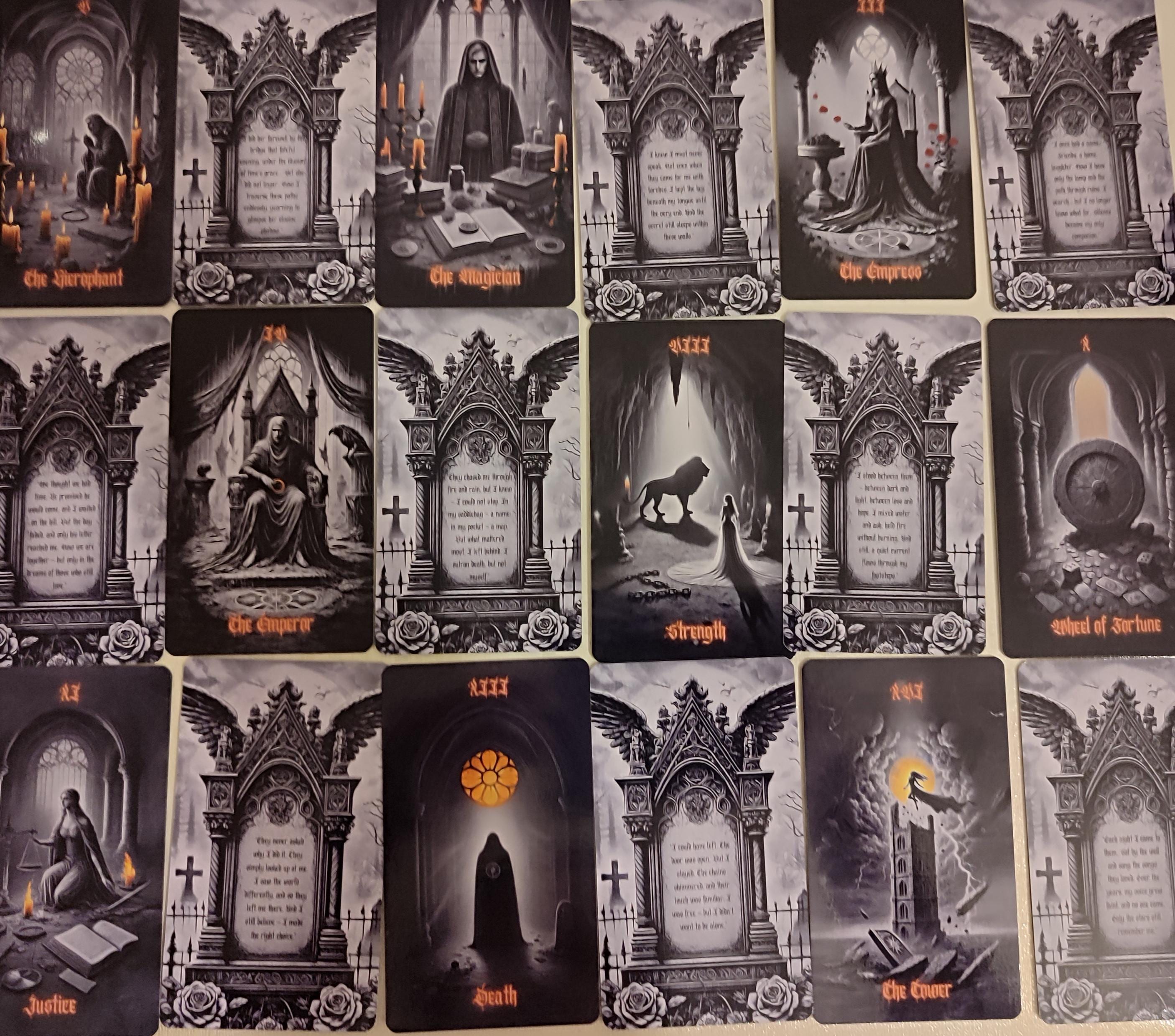 Gothic Tarot Deck With Mini-stories & Symbolic Art - the Memory Key ...