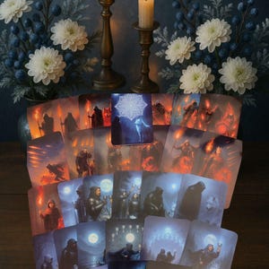 Whisper of Wolves Tarot Deck | Mystical Moonlight Fantasy Cards - Etsy